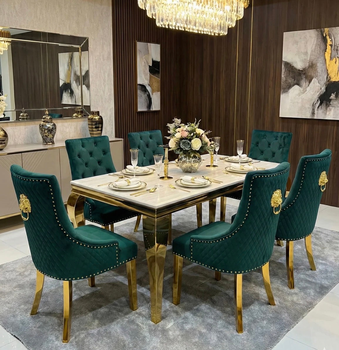 The Ultimate Guide to Gold Dining Sets — Luxury Meets Modern Living ...